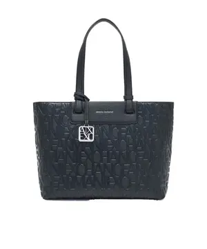 Armani Exchange Double-handled Shoulder Bag - Black
