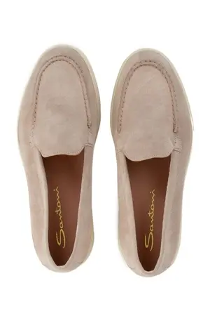Santoni Logo Moulded Loafers