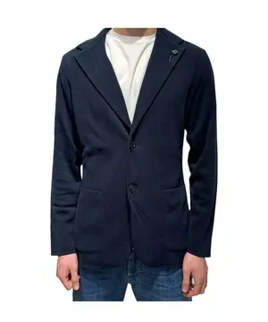 LARDINI Long-sleeve Blazer - Black