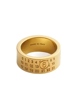 MAISON MARGIELA Numeric Minimal Signature Ring - Yellow