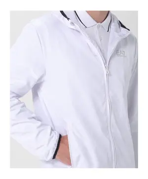 EA7 Logo Detail Hooded Jacket