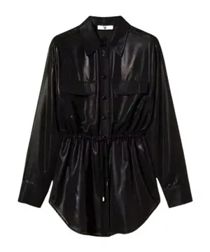 TWINSET Semi-sheer Shirt - Black