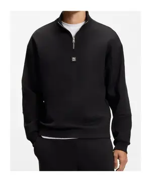 Hugo Boss Quarter Zip Panel Sweater