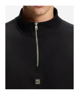 Hugo Boss Quarter Zip Panel Sweater