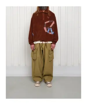 STORY MFG. Polite Pullover Peace Patchwork