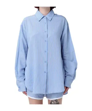 THE FRANKIE SHOP Peri Shirt - Blue