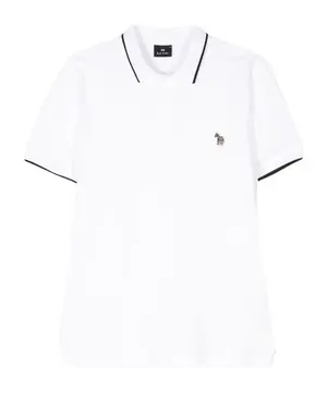 Paul Smith Logo-appliqué Short-sleeved Polo Shirt