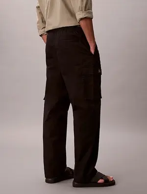 Calvin Klein Cotton Stretch Straight Fit Cargo Trousers