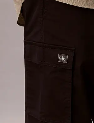 Calvin Klein Cotton Stretch Straight Fit Cargo Trousers
