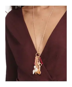 SELF-PORTRAIT V-neck Long-sleeve Top