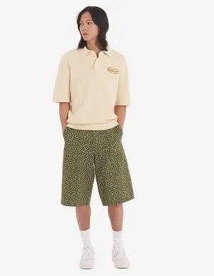 Maison Kitsuné Oversize Textured Polo Shirt