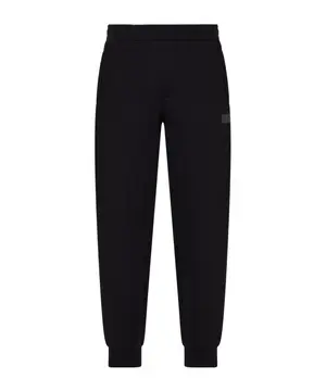Armani Exchange Logo-detail Track Pants - Black