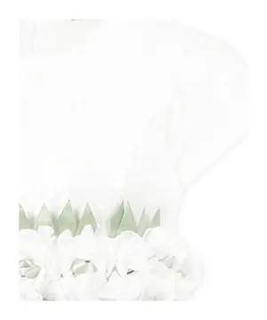Monnalisa Embellished Floral Waist Dress
