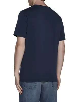 Maison Kitsuné Maison Kitsun Chillax Fox Patch Crewneck T-shirt