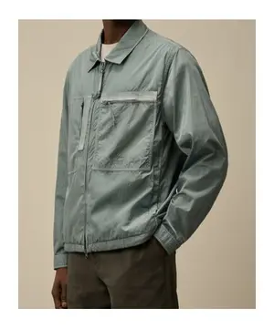 C.P. COMPANY Logo Embroidered Zip-up Jacket