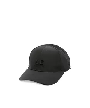 C.P. COMPANY Goggle Detail Baseball Hat - Black