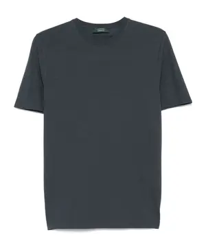 ZANONE Cotton T-shirt - Grigio