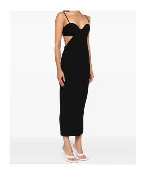 Patrizia Pepe Cut-out Twist-front Maxi Dress