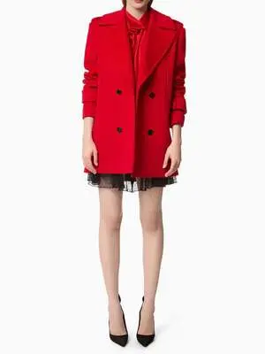 Nina Ricci Double-breasted Peacoat
