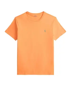 Ralph Lauren Polo Pony Embroidered Crewneck T-shirt - Orange