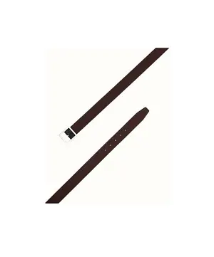ORTIGNI Reversible Saffiano Leather Belt