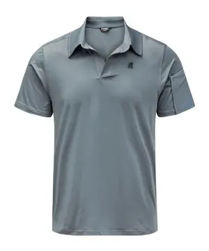 K-WAY Short Sleeve Polo Shirt - Gray