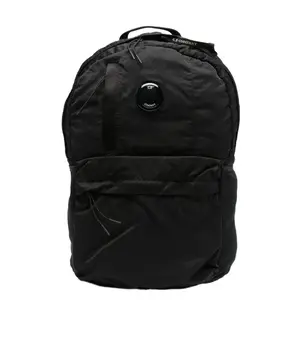 C.P. COMPANY Zippered Backpack - Black
