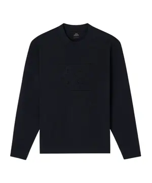 Armani Exchange Logo-detail Sweatshirt - Black