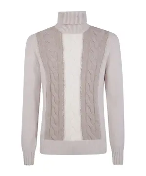 GRAN SASSO Turtleneck Sweater - Gray