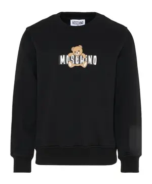 Moschino Logo-print Sweatshirt - Black
