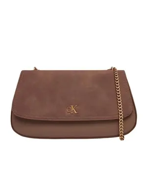 Calvin Klein Shoulder Bag - Brown