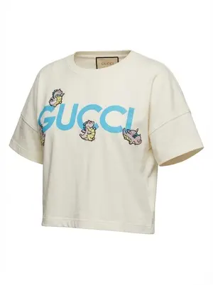 Gucci Knitted T-shirt - White