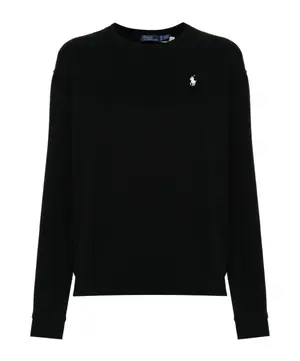 Ralph Lauren Polo Fleece Crewneck Sweatshirt - Black