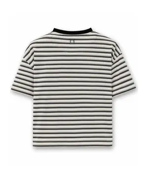 WOOYOUNGMI Striped Draped T-shirt