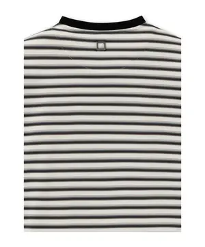 WOOYOUNGMI Striped Draped T-shirt