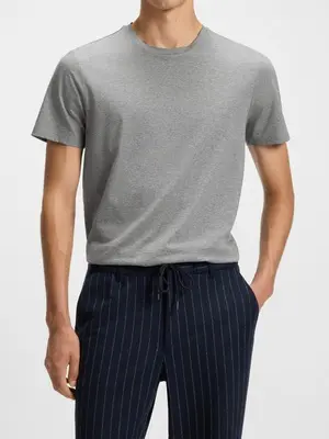 Hugo Boss Crew-neck Cotton T-shirt