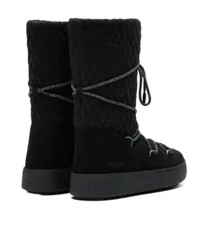 Moon Boot Knit-upper Lace-up Boots