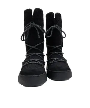 Moon Boot Knit-upper Lace-up Boots
