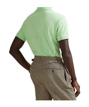 Polo Ralph Lauren Embroidered-logo Piqué Polo Shirt - Green