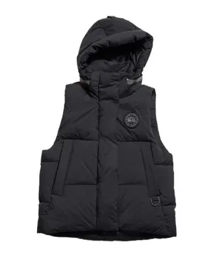 Canada Goose Padded Hooded Gilet - Black