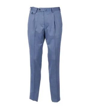 PT TORINO Pleated Trousers - Blue