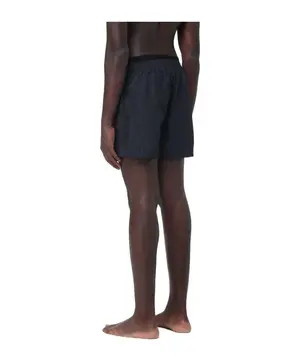 EA7 Logo Detail Drawstring Swim Shorts