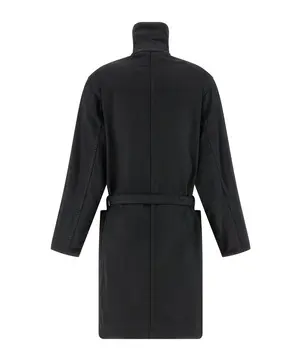 LEMAIRE Waxed Cotton Canvas Trench Coat