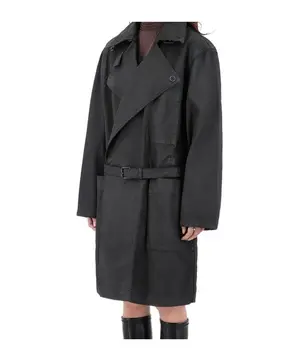 LEMAIRE Waxed Cotton Canvas Trench Coat