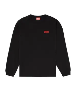 DIESEL® T-boxt-ls-bisk Long Sleeved T-shirt - Black