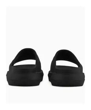Emporio Armani Rubber Slides With Embossed Logo