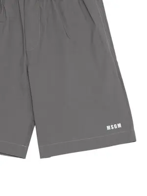 MSGM Elastic-waist Shorts