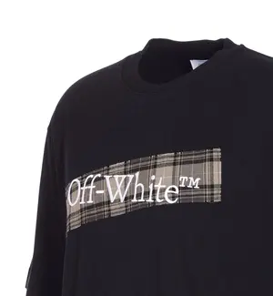 Off-White Logo Embroidered Crewneck T-shirt