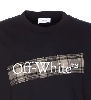 Off-White Logo Embroidered Crewneck T-shirt