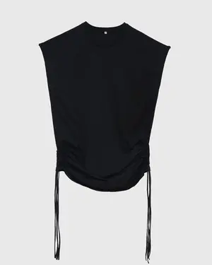 BASERANGE Stele Tank Dress With Drawstring Detail